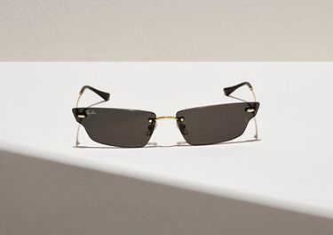 Ray-Ban RB3731 Anh Bio-Based 66 Dunkelgrau & Hellgold Sunglasses ...