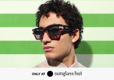 Versace VE4464 52 Dark Grey & Top Black/Red Havana Sunglasses ...