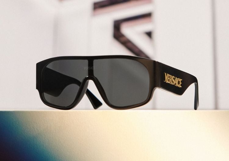 Versace VE4439 01 Dark Grey & Black Sunglasses | Sunglass Hut USA