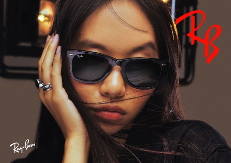 Ray-Ban RB2140 Original Wayfarer Classic 50 Green & Black Sunglasses ...