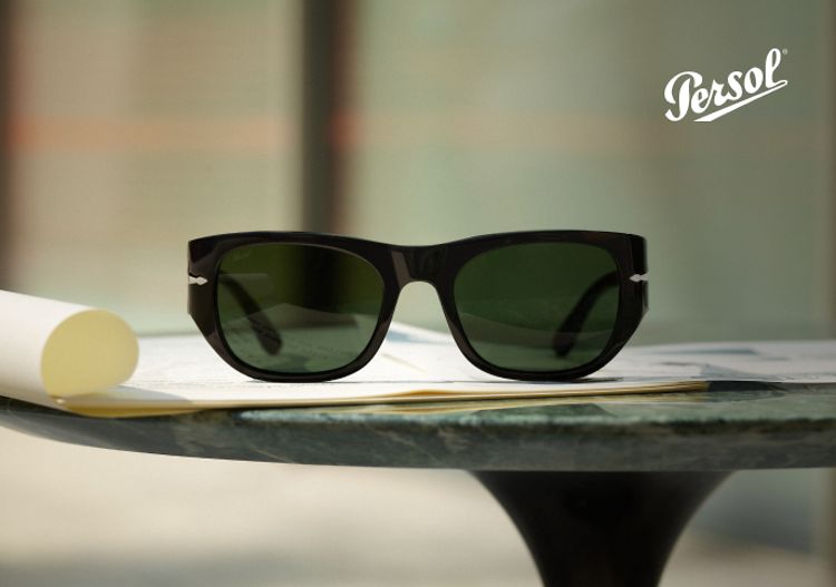 Persol PO3308S 54 Green & Black Sunglasses | Sunglass Hut USA
