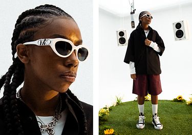 Michael Kors MK2192 Empire Oval 53 Gris liso & Optic blanco Sunglasses ...