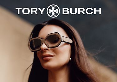 Tory Burch TY7192U 55 Clear Gradient Grey Mirror Silver & Navy Beige Sunglasses | Sunglass Hut ...