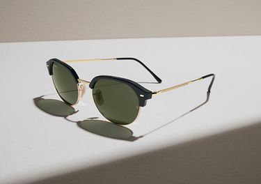 Ray-Ban RB4429 53 Green & Black On Gold Sunglasses | Sunglass Hut Canada