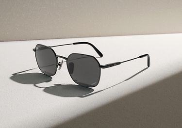 Ray-Ban RB8094 Jim Titanium 53 Dark Grey & Black Polarized Sunglasses ...