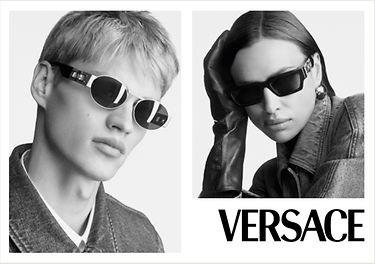 Versace VE4459 54 Dark Grey & Black Sunglasses | Sunglass Hut Australia